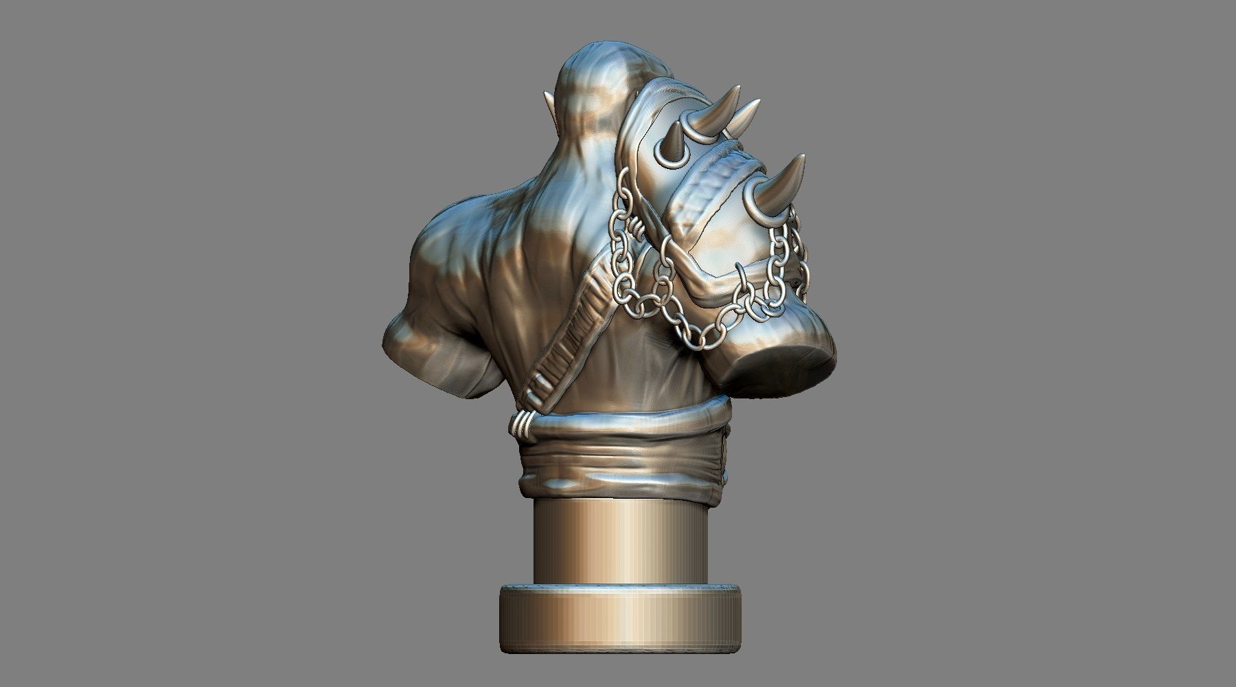 Armored Orc Warrior Printable 3D model 3D model 3D printable | CGTrader