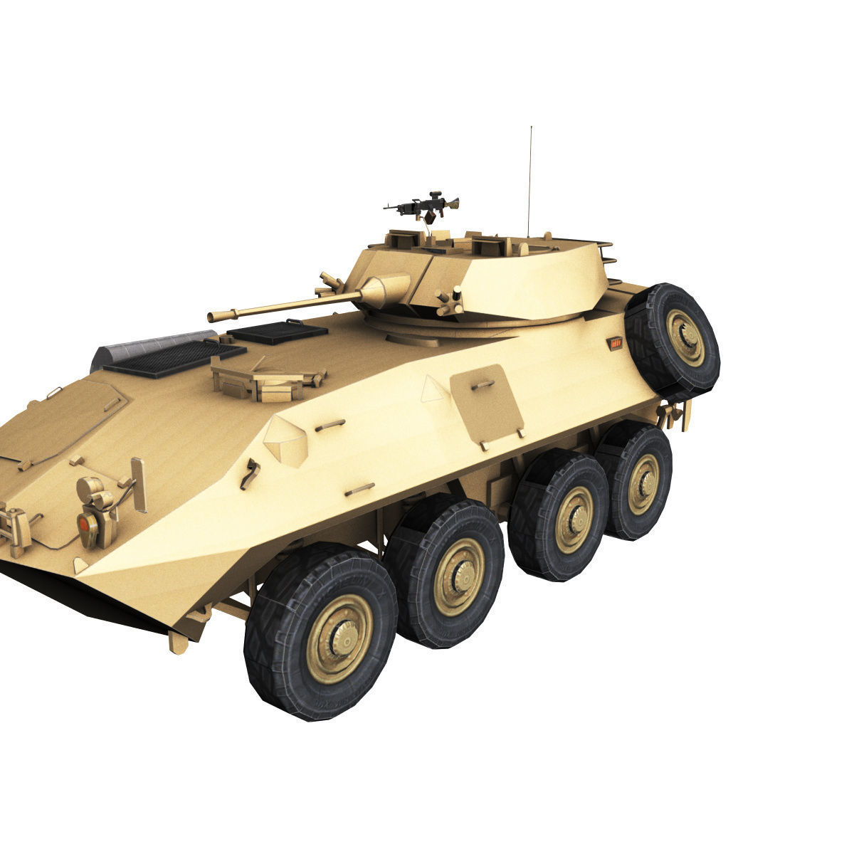 LAV-25 3D model animated | CGTrader