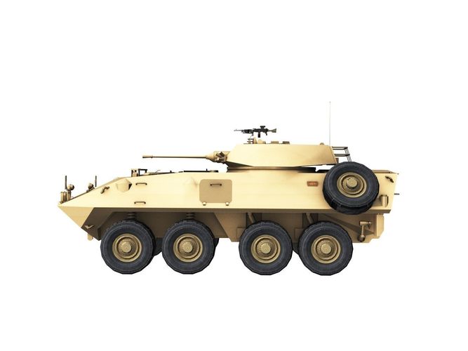 LAV-25 army armored vehicle 3D model animated | CGTrader