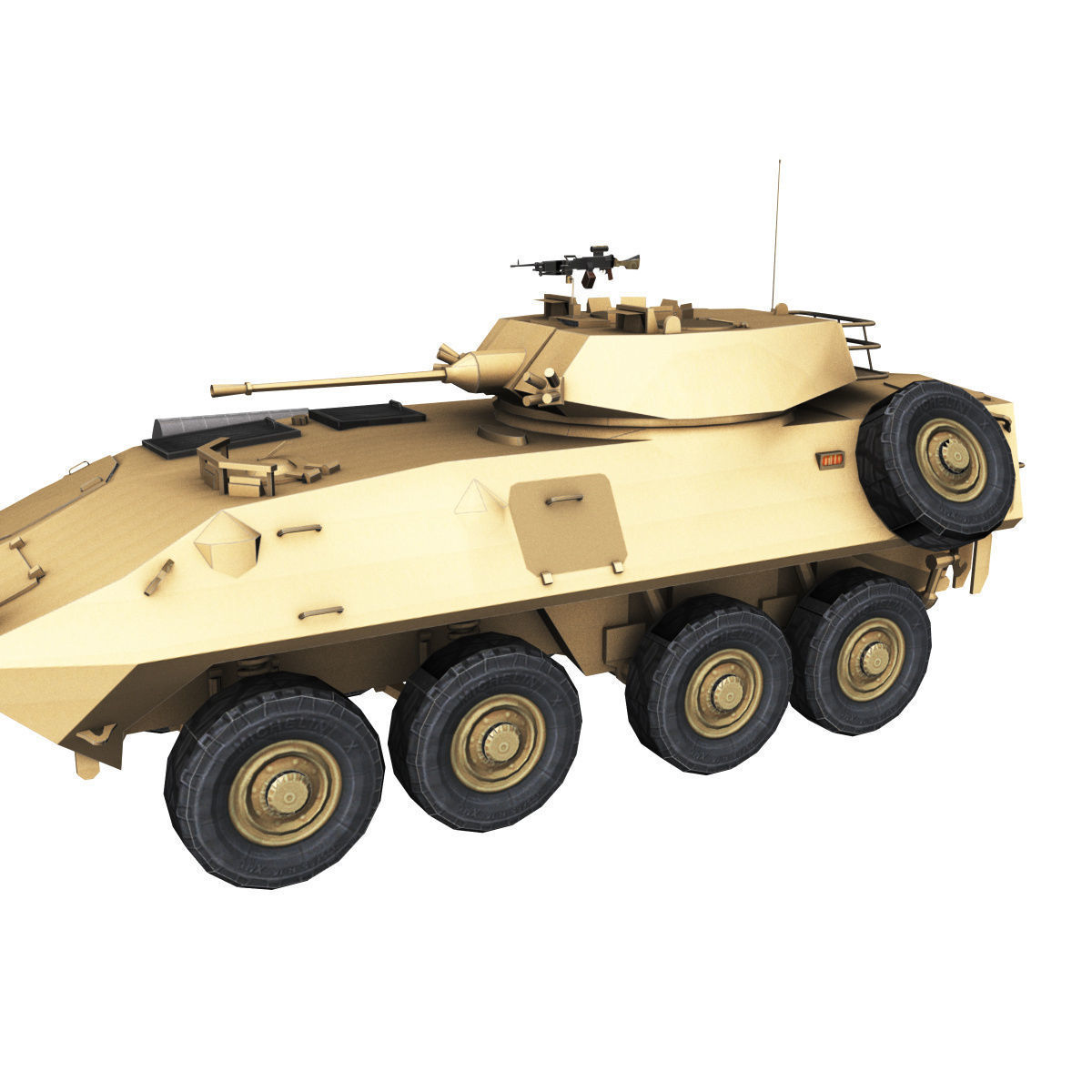 LAV-25 3D model animated | CGTrader