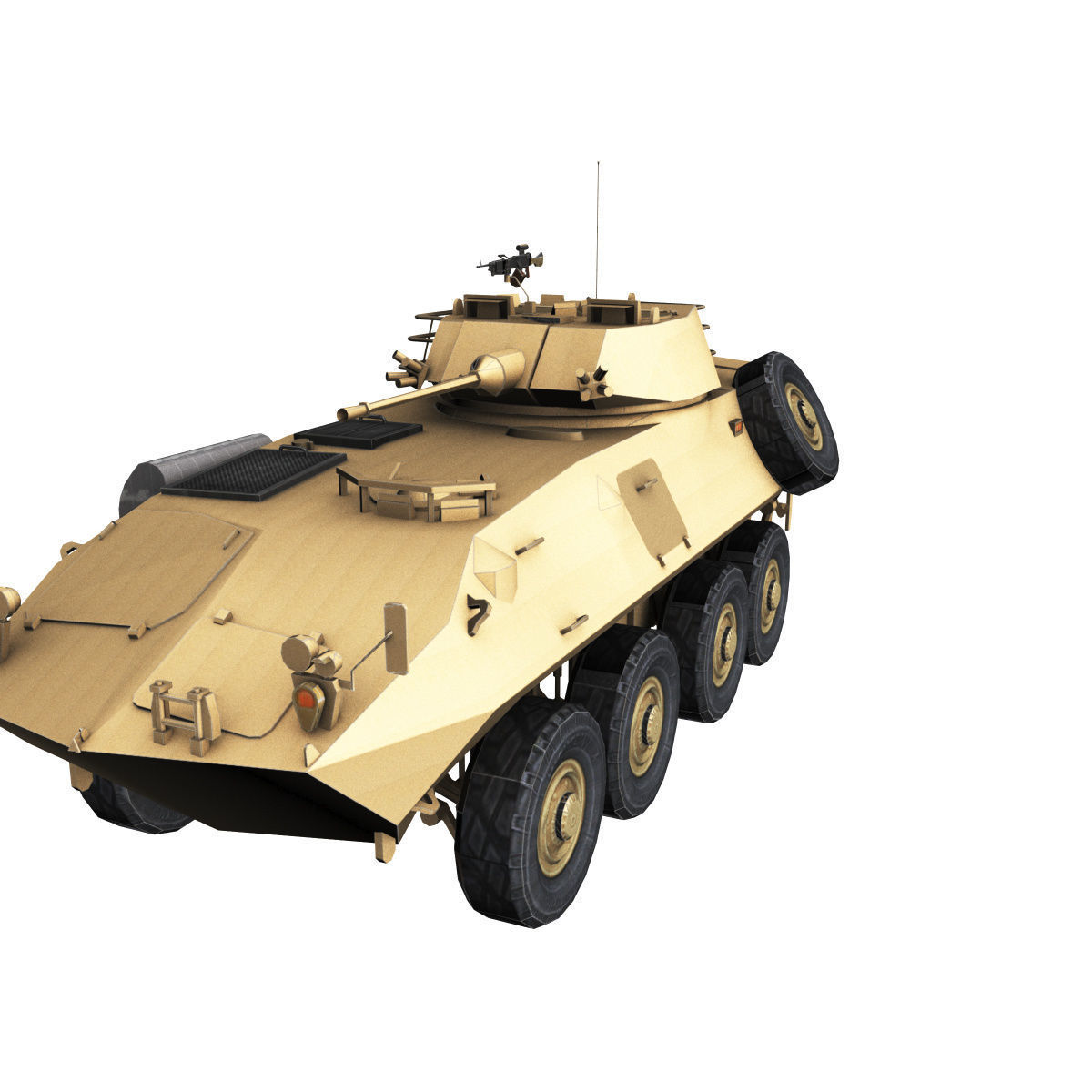 LAV-25 3D model animated | CGTrader