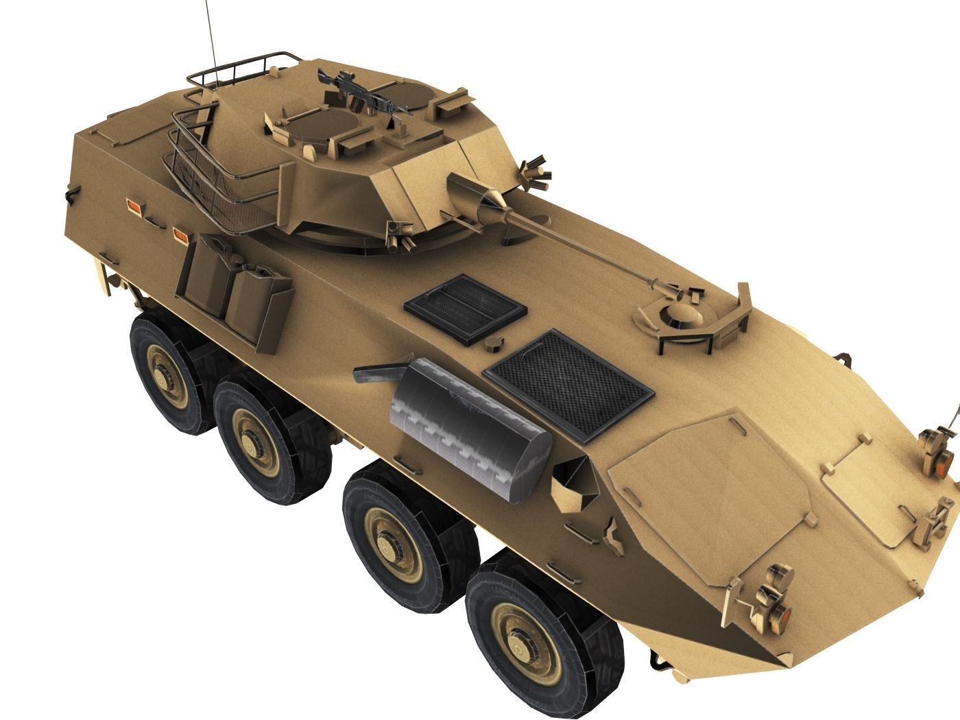 LAV-25 3D model animated | CGTrader