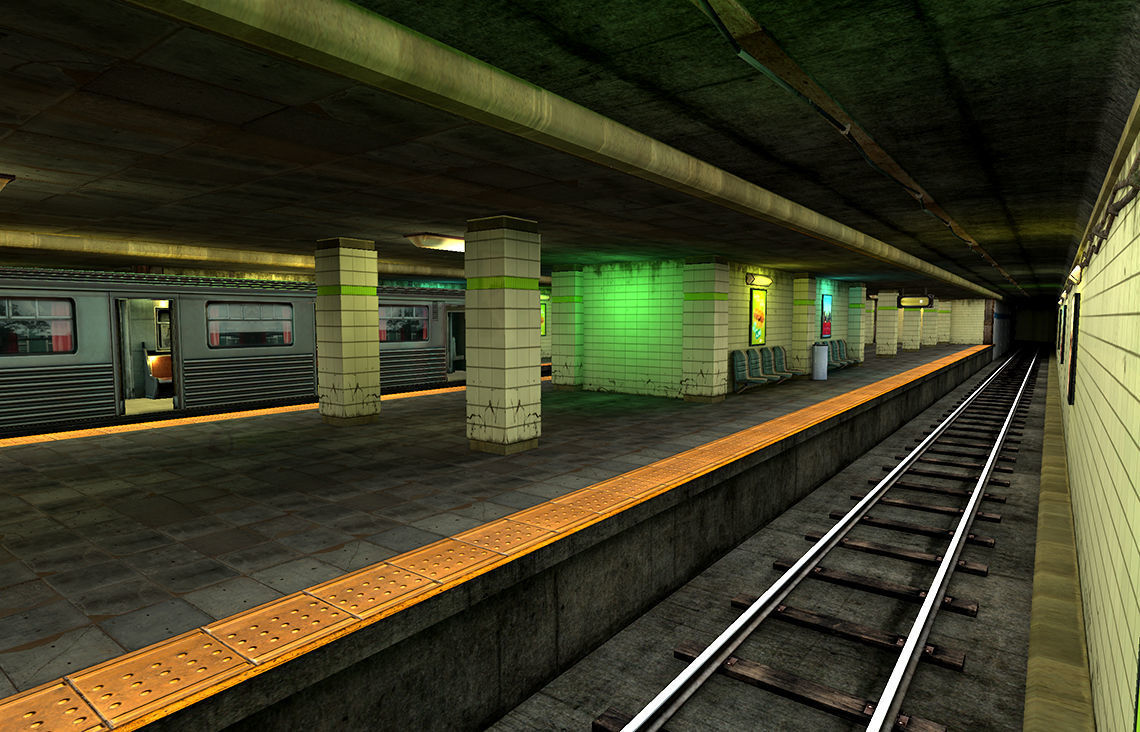 3D model Subway Metro Station VR / AR / low-poly | CGTrader
