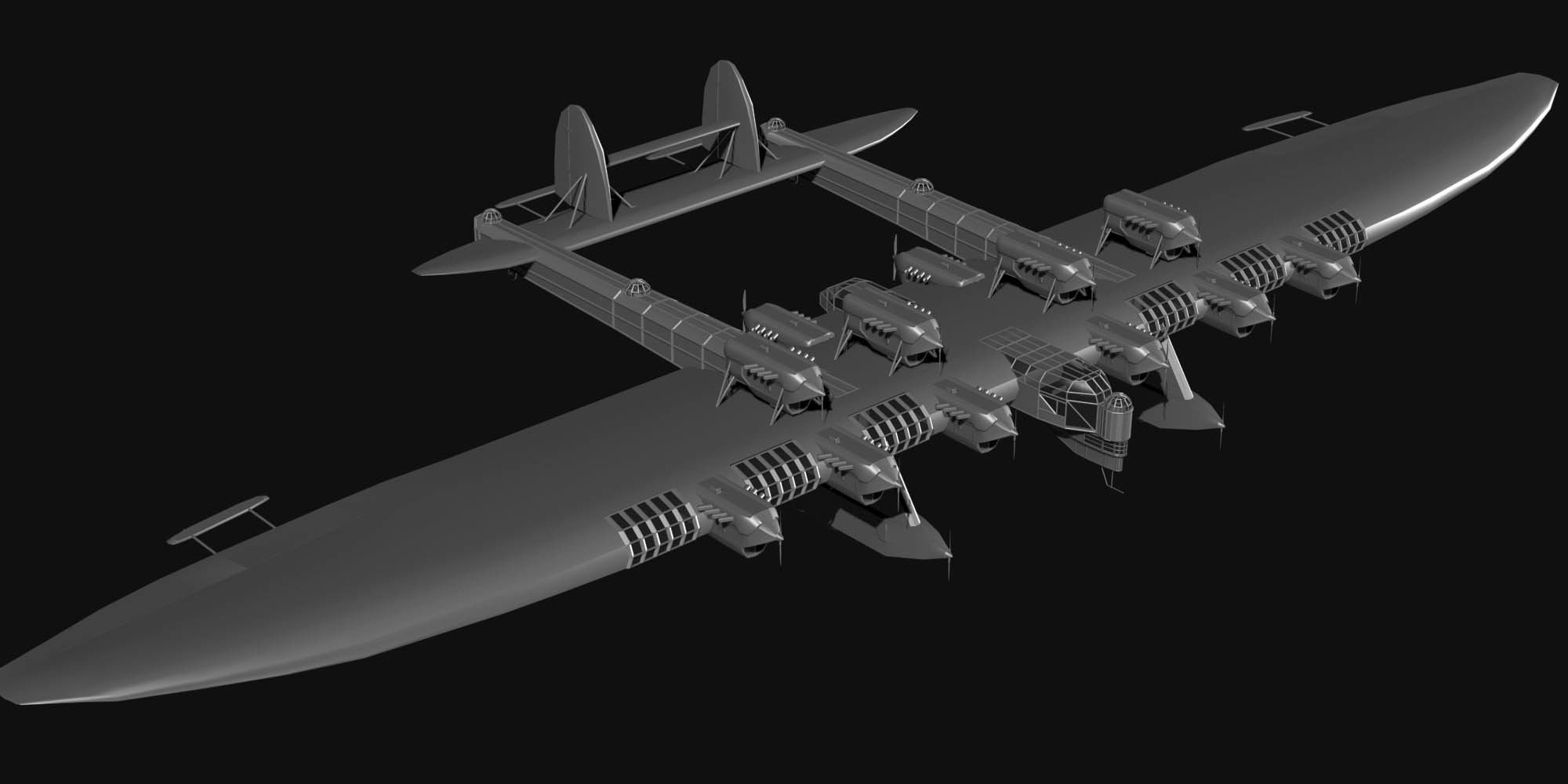 Kalinin K-7 Airplane 3D model | CGTrader