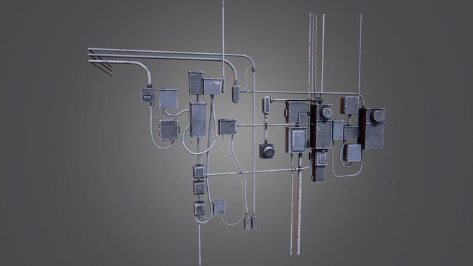 3D model Small Electrical Box Collection - 4K PBR Game Ready VR / AR ...