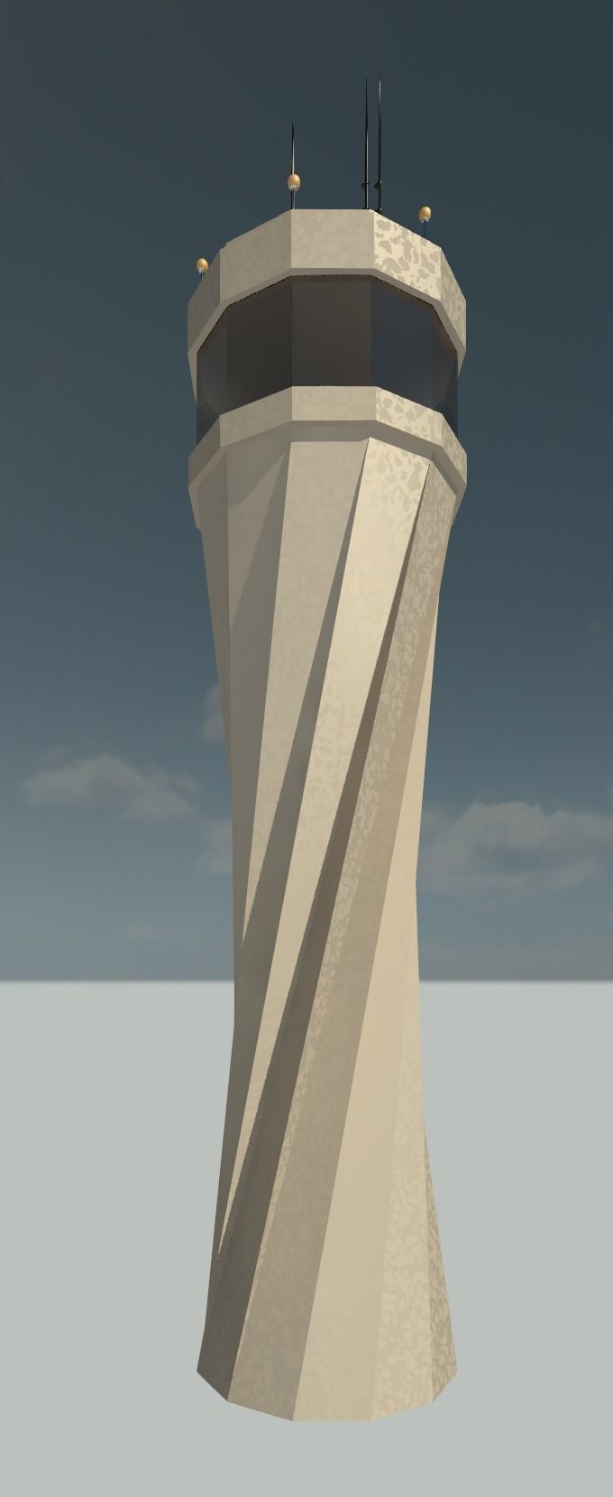 3D model Air Traffic Controller Tower VR / AR / low-poly | CGTrader