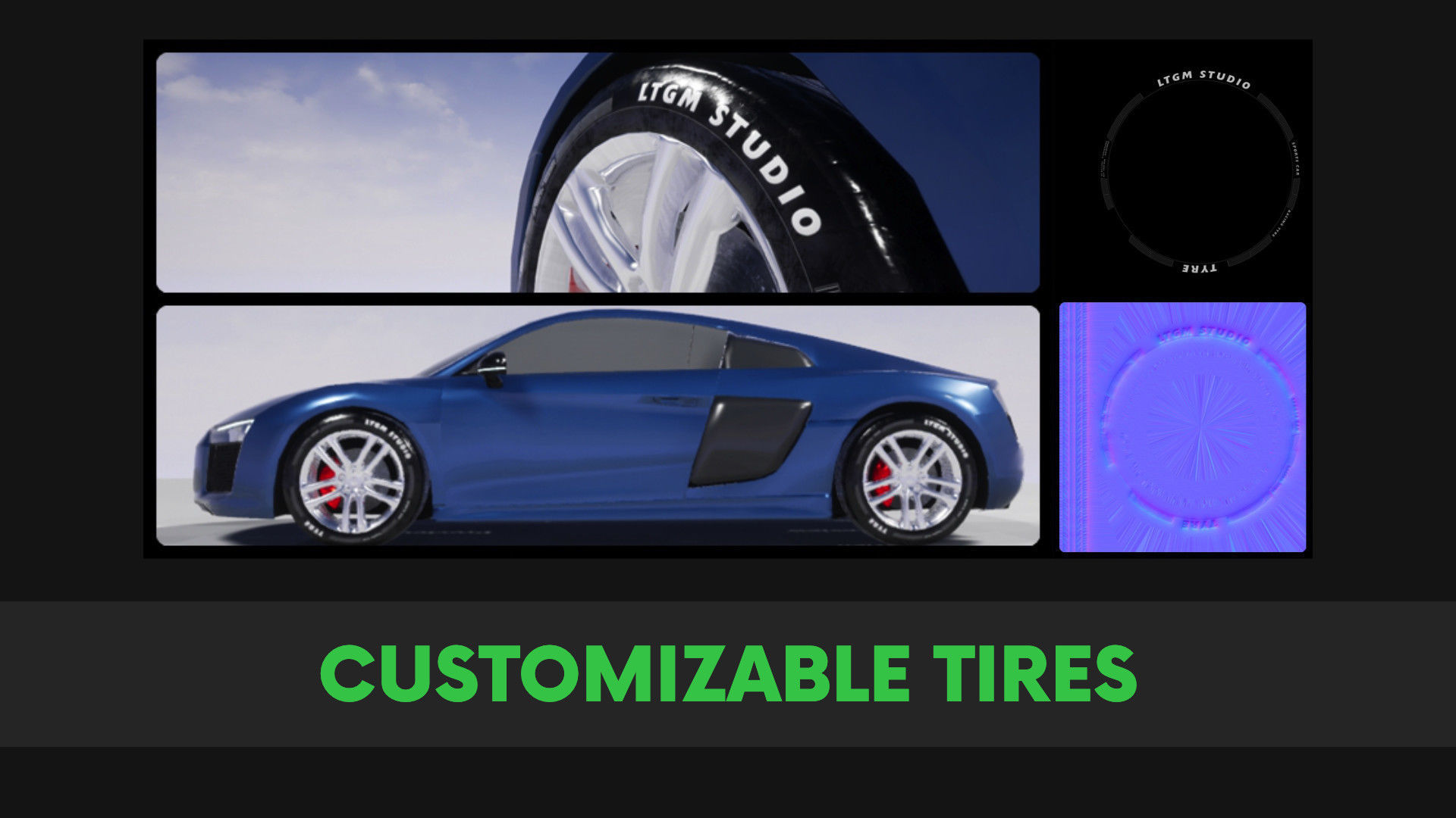 3D model Car Pack-Game Ready-UE4 VR / AR / low-poly rigged | CGTrader