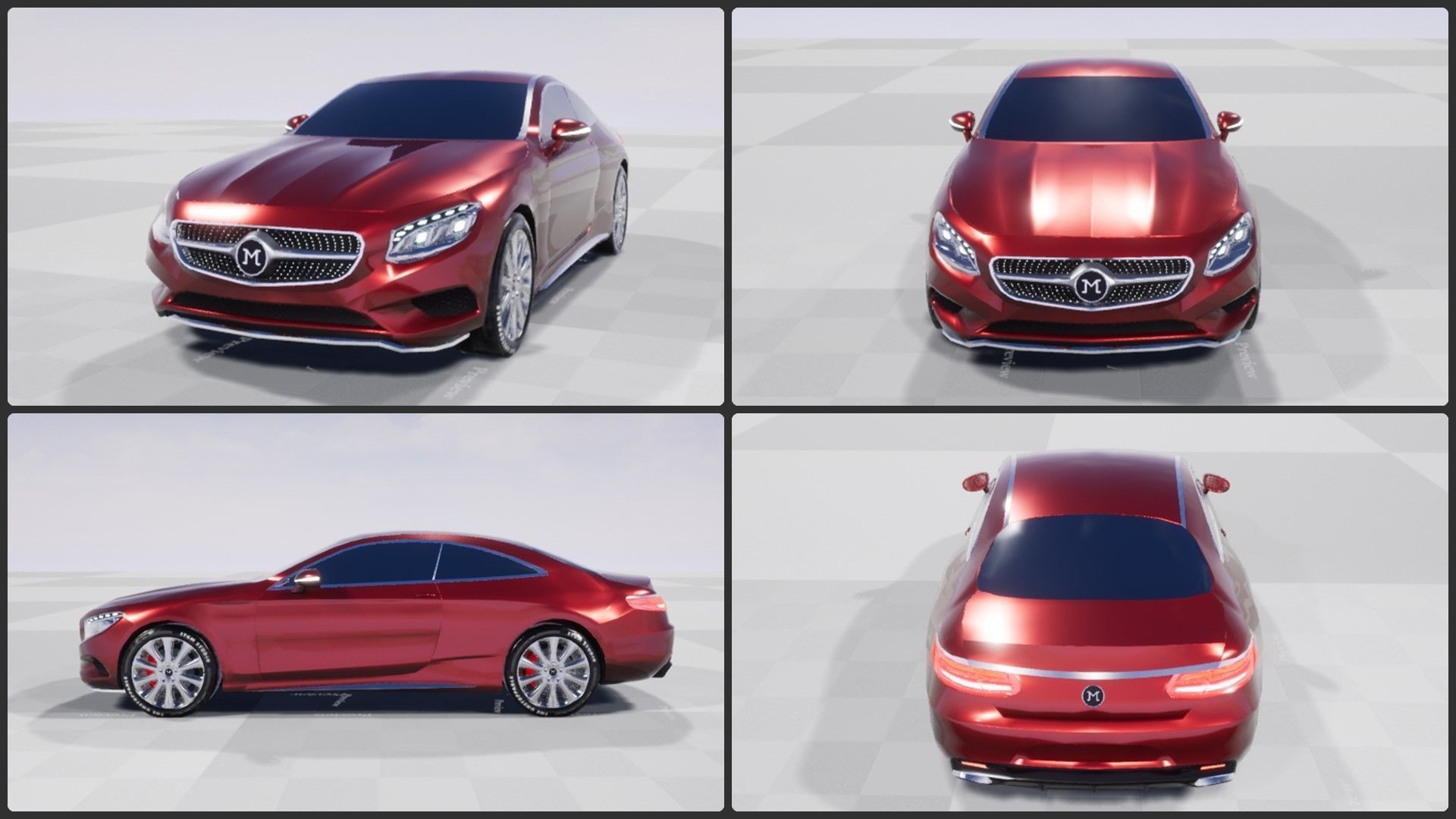 3D model Car Pack-Game Ready-UE4 VR / AR / low-poly rigged | CGTrader