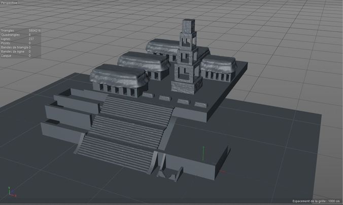 CIty Incas Aztec free 3D model | CGTrader
