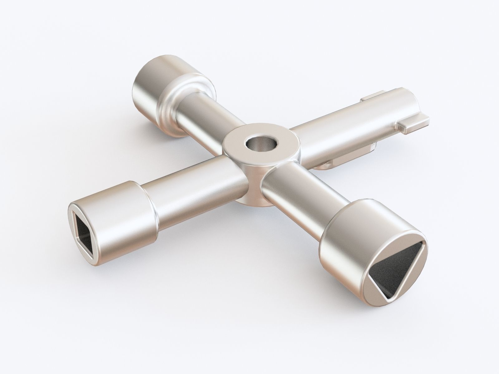 4 Way Household Utility Key 3D model | CGTrader