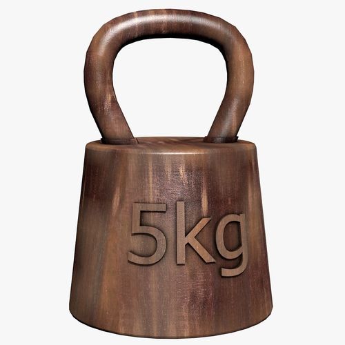 Rusty 5 Kilos Weight 3D model | CGTrader