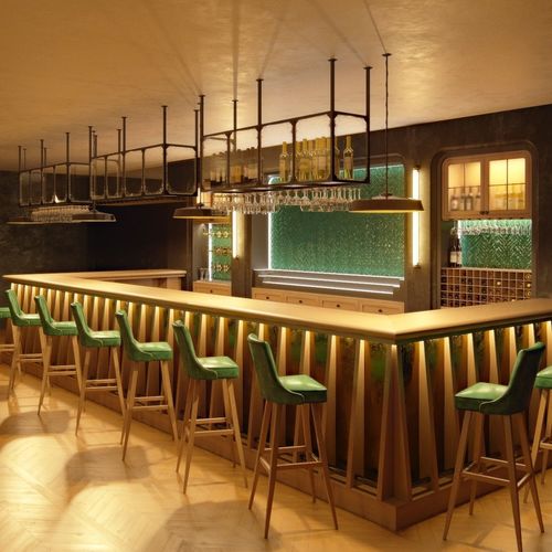 Bar design 3D model | CGTrader