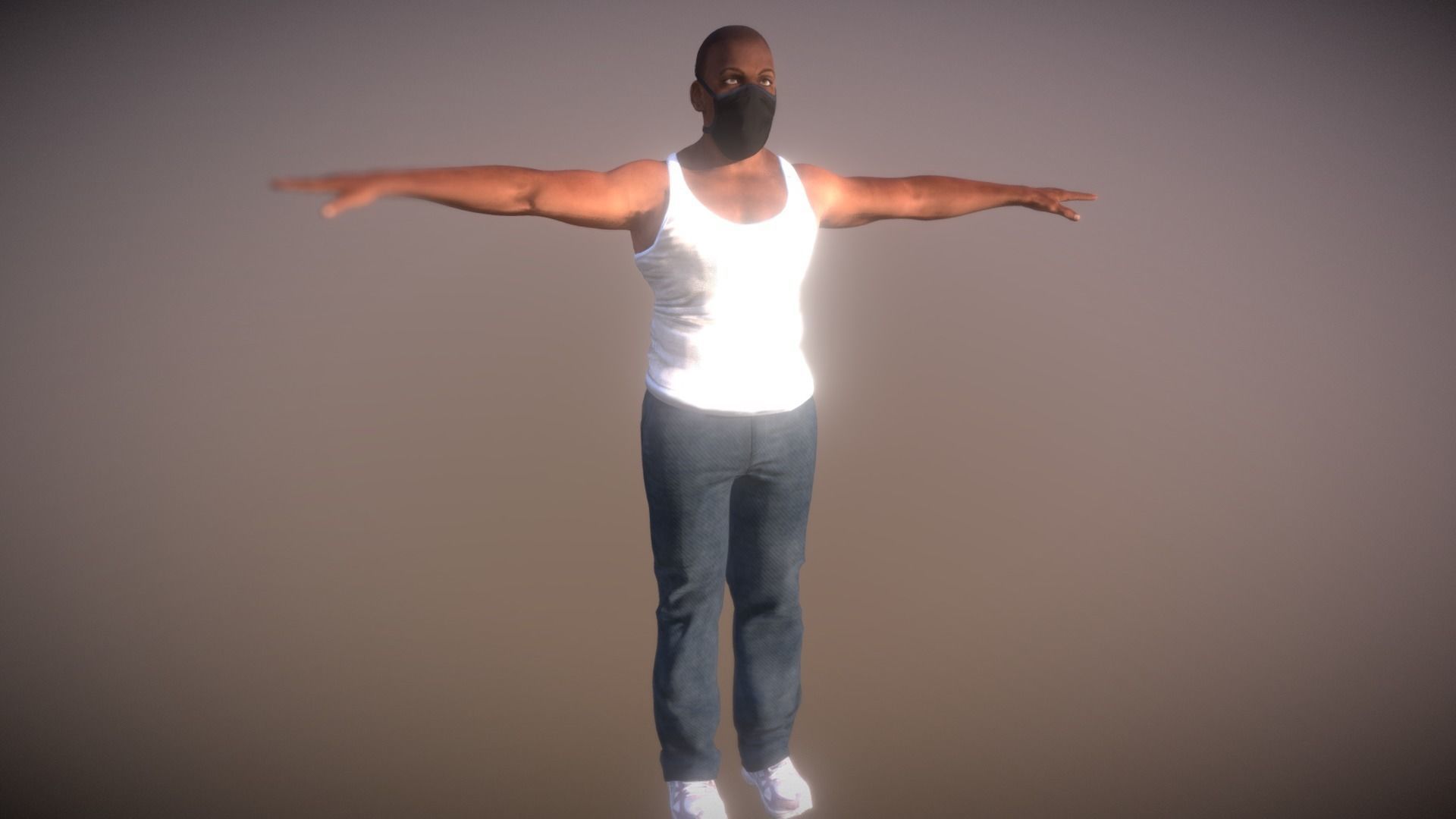 The Distraction - Realistic Game Ready Human Character 3D model ...