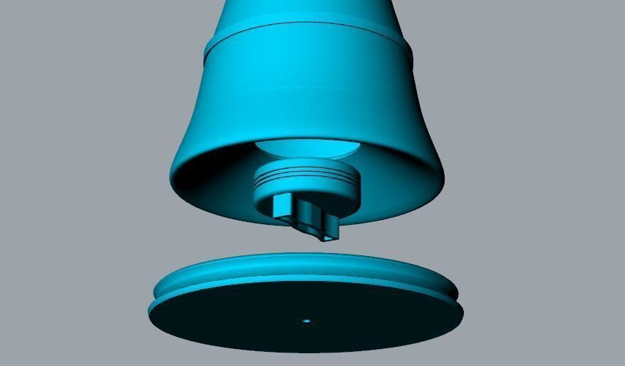 Portable clean water bottle design 3D model 3D printable | CGTrader