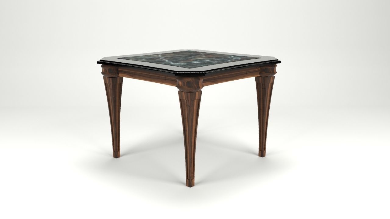 3D model simple square table VR / AR / low-poly | CGTrader