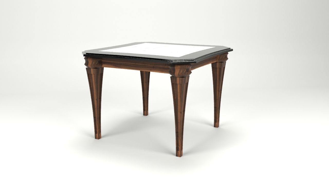 3D model simple square table VR / AR / low-poly | CGTrader