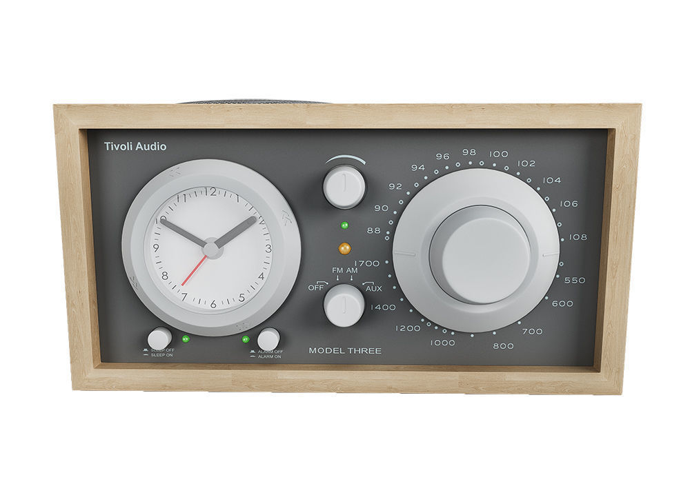 Tivoli model THREE white and wood 3D model | CGTrader