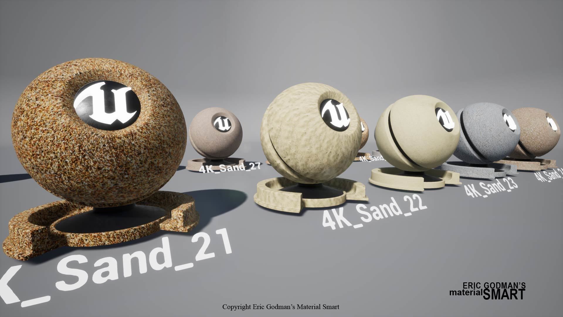 Sand Materials 3D model | CGTrader