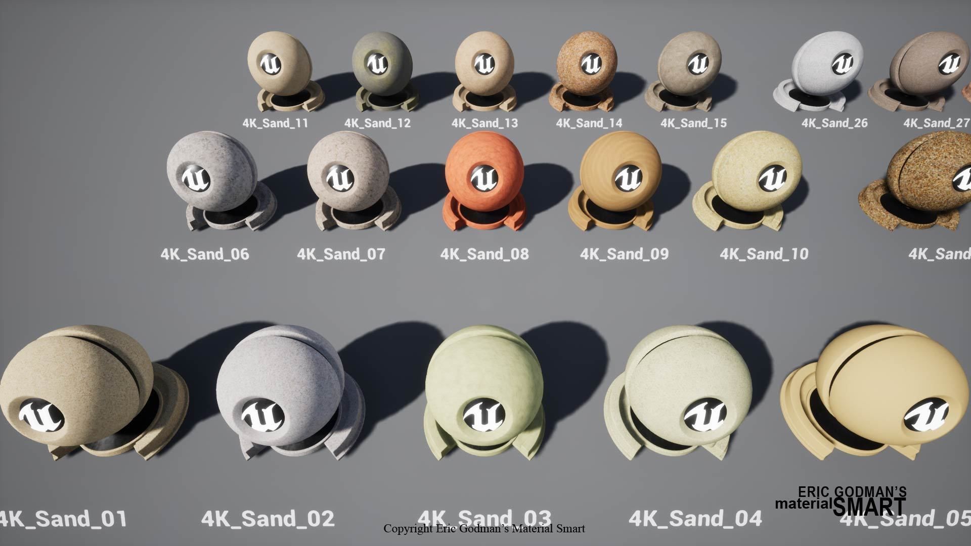 Sand Materials 3D model | CGTrader