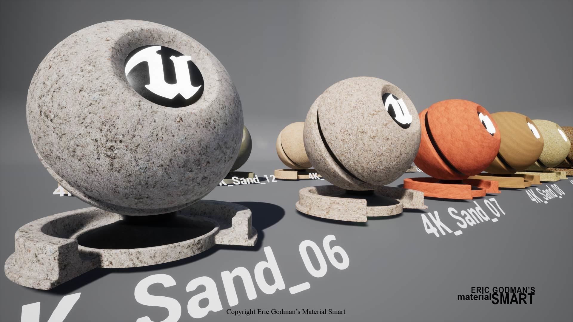 Sand Materials 3D model | CGTrader