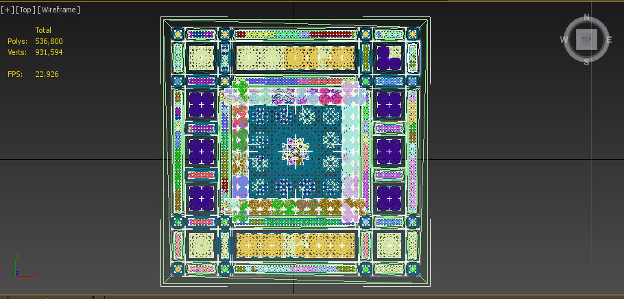 Islamic Ceiling Design 3D model | CGTrader