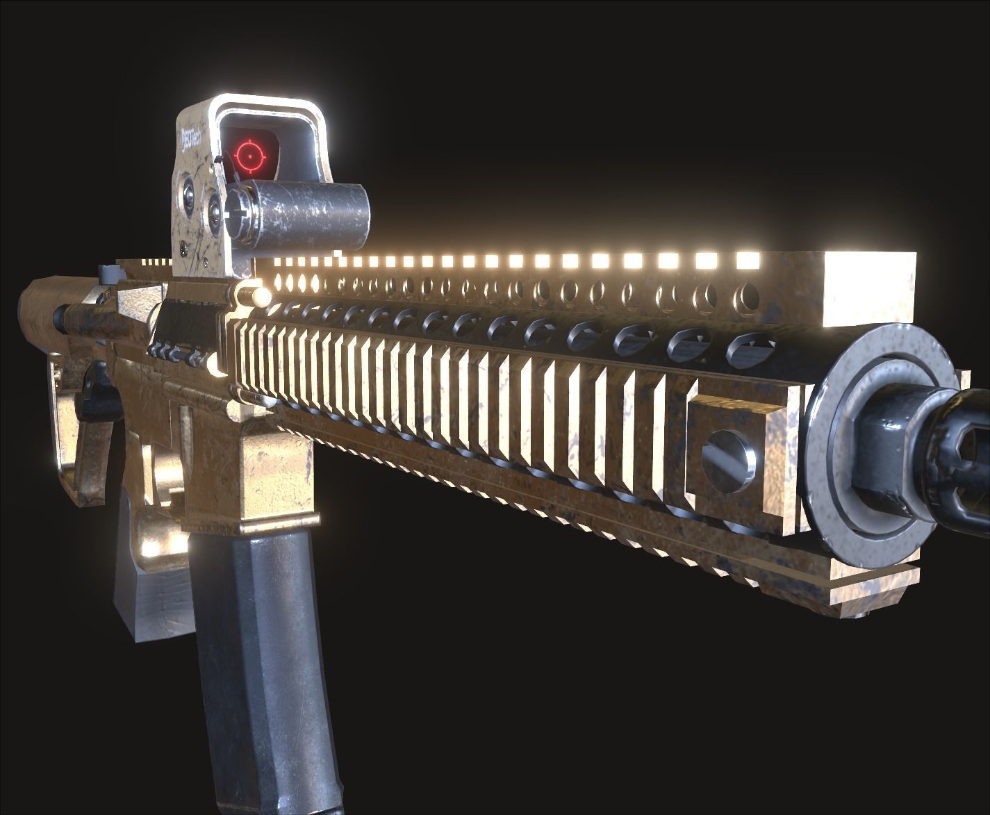 MK18 Weapons Pack free 3D model | CGTrader