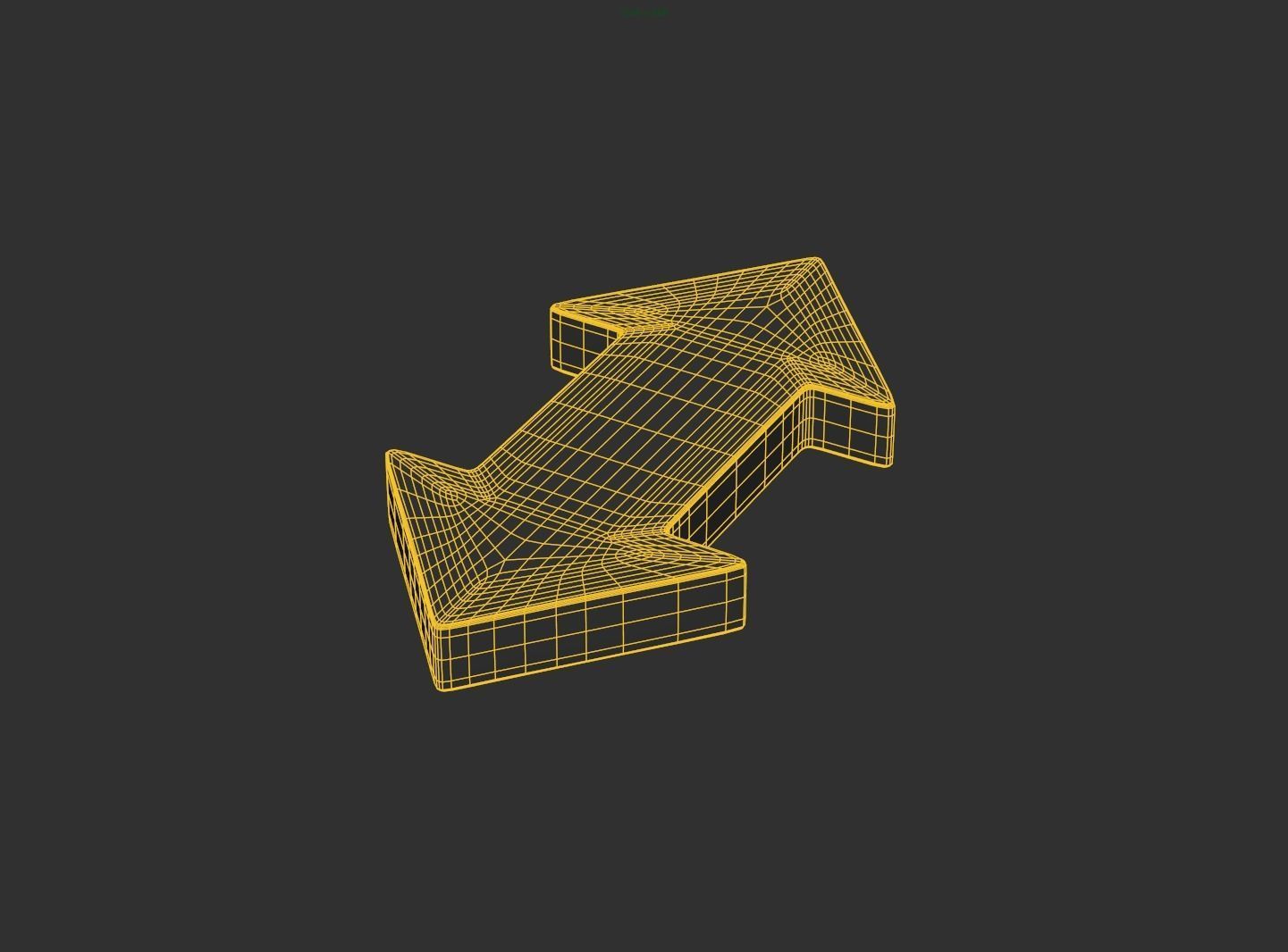 Arrow Bold Back and Forth 3D model | CGTrader