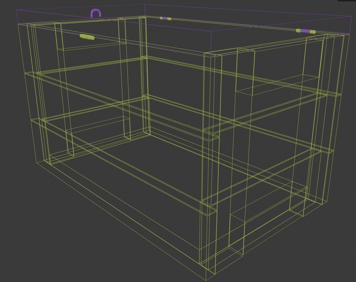 3D model Wooden ammunition box - Game-Ready VR / AR / low-poly | CGTrader