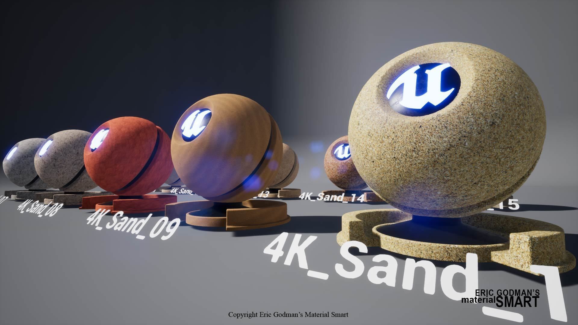 Optimized Sand Materials 3D model | CGTrader