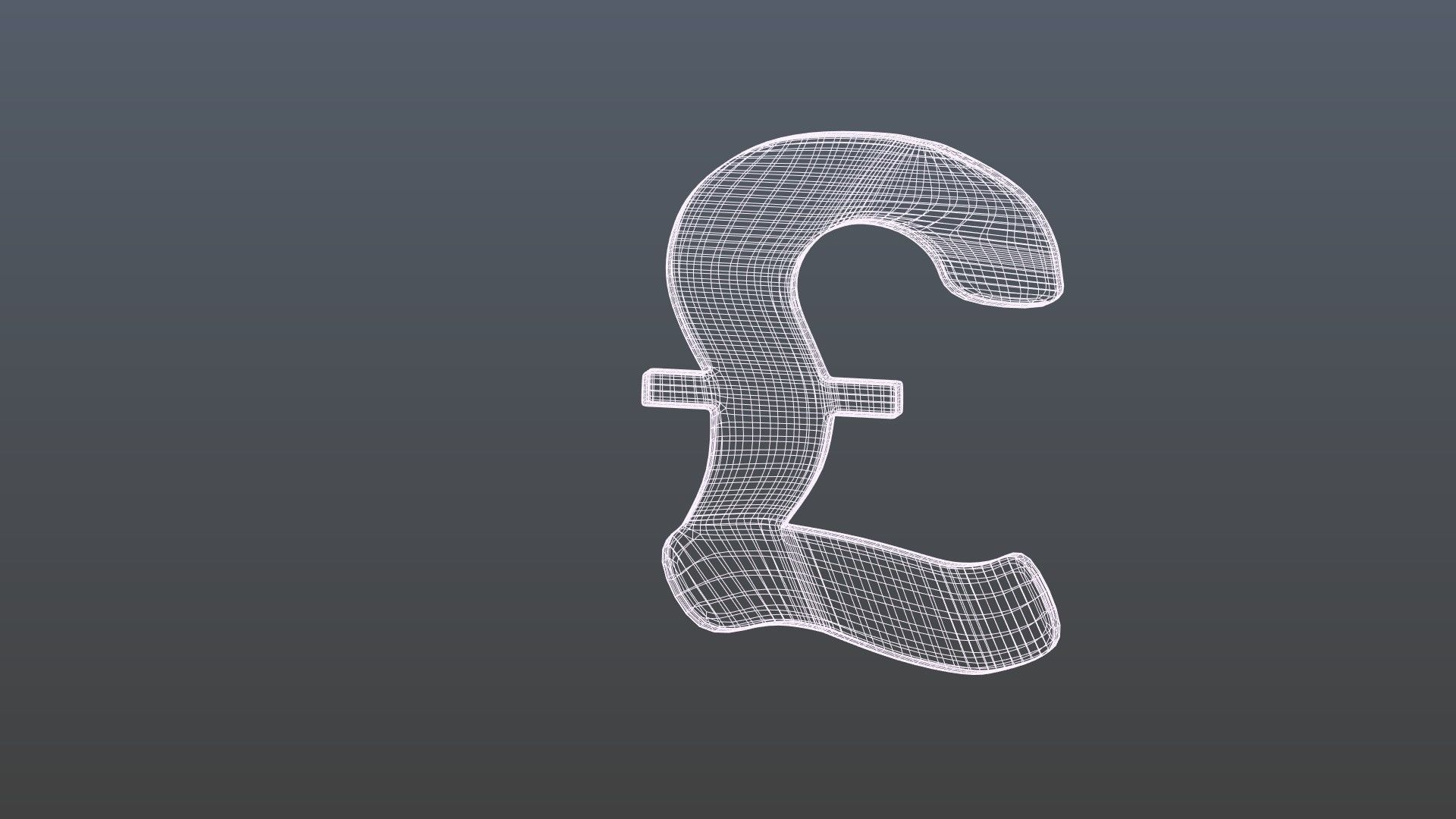 Pound sterling 3D model | CGTrader