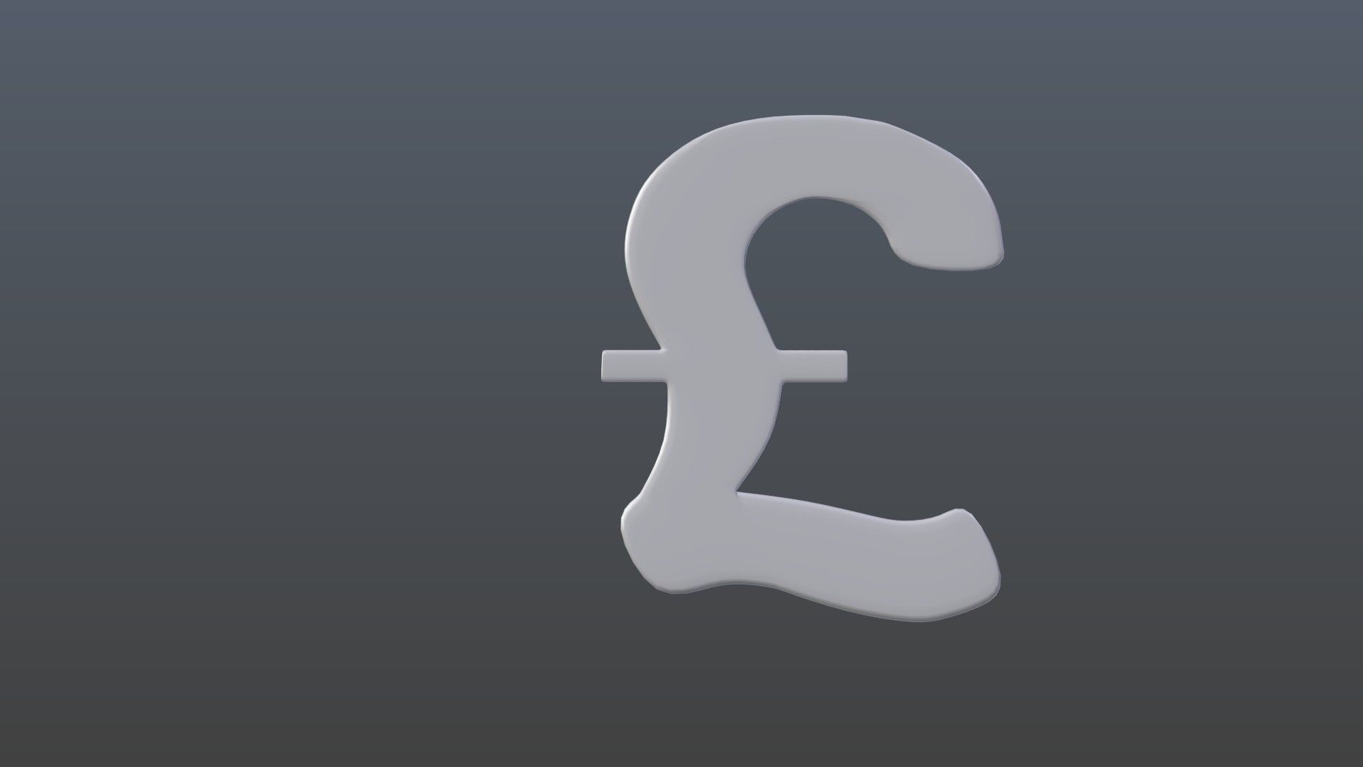 Pound sterling 3D model | CGTrader