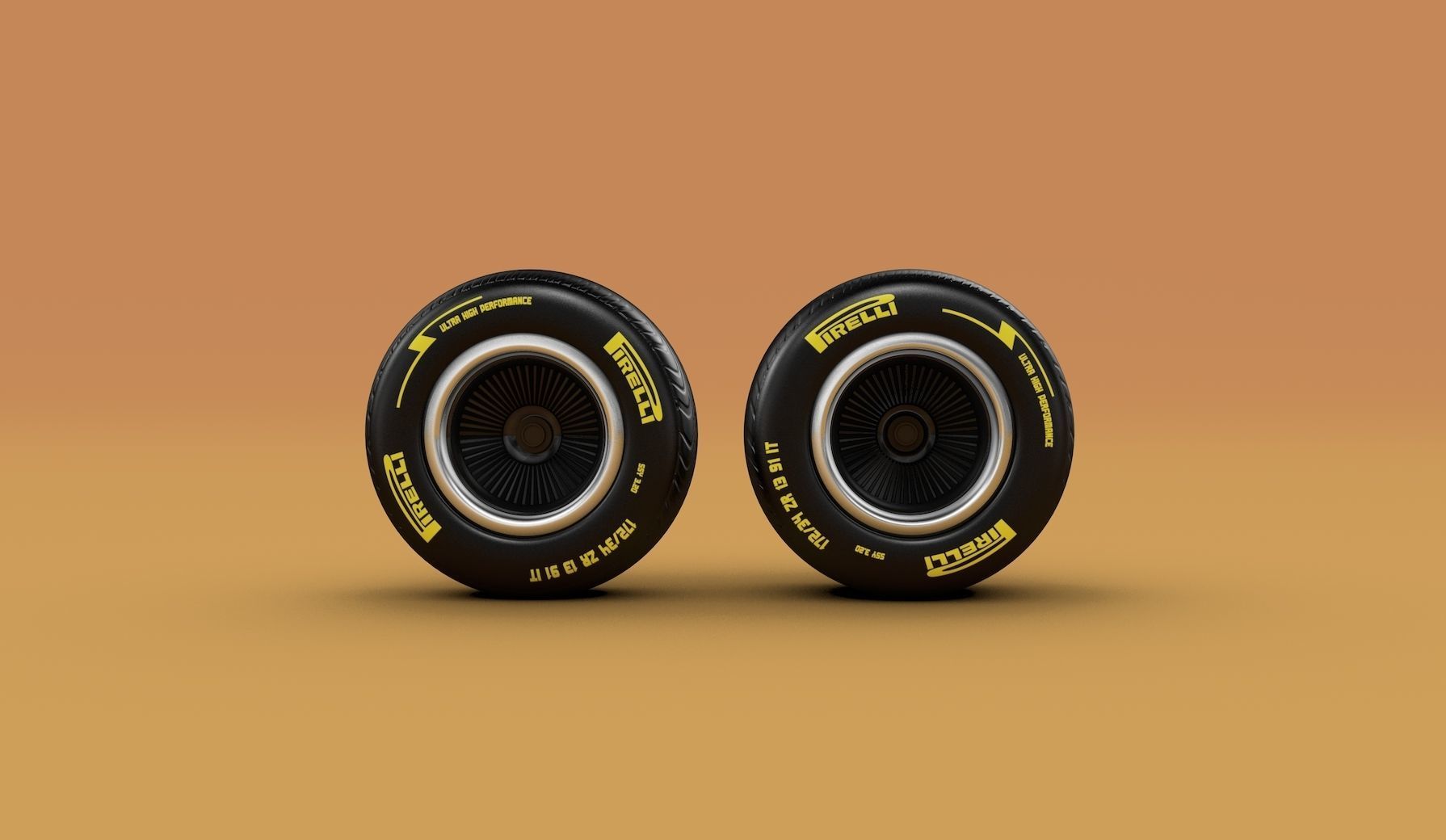 Pirelli Tyre 3D model | CGTrader