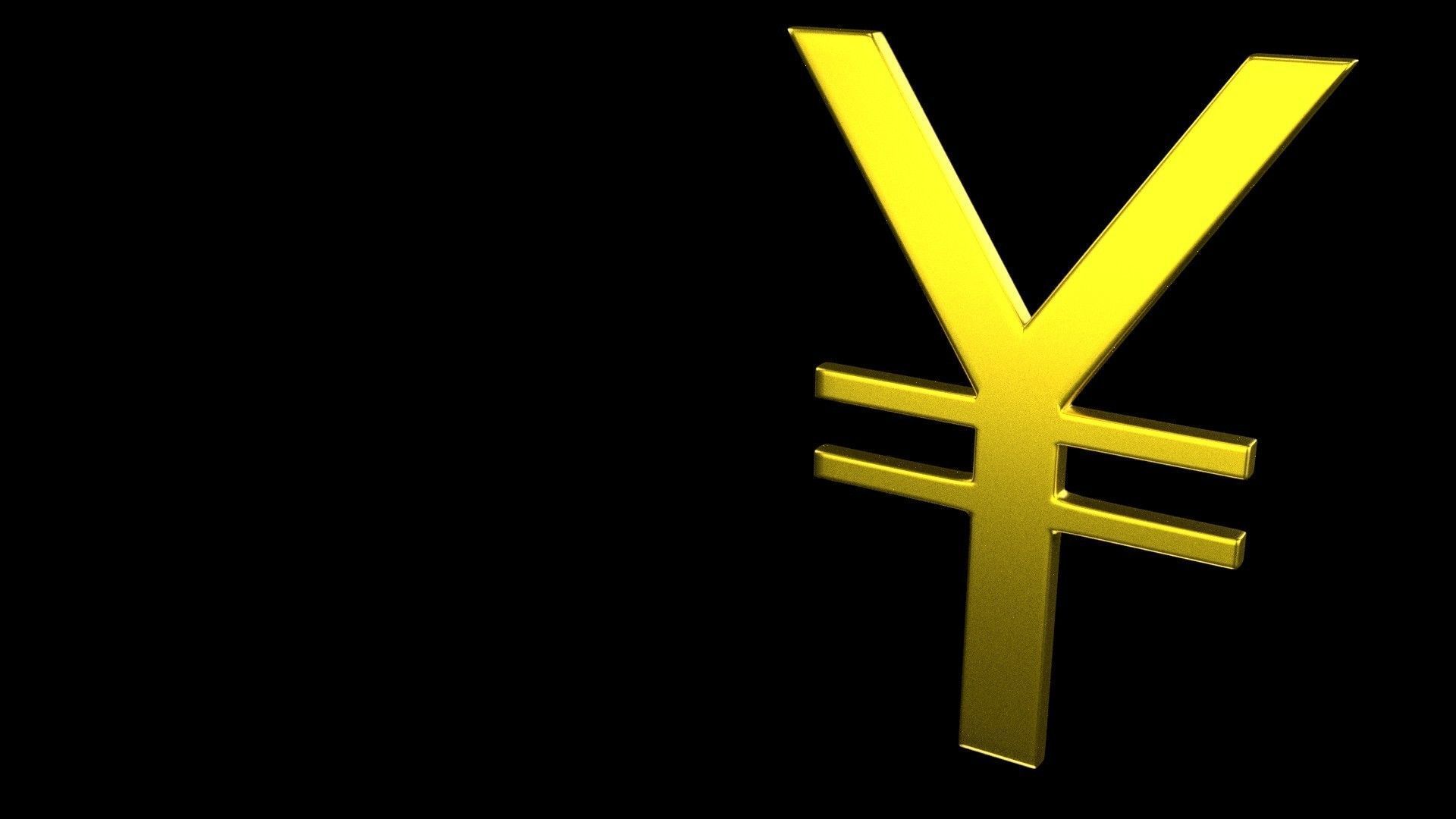 Yen Symbol Games 3D CGTrader