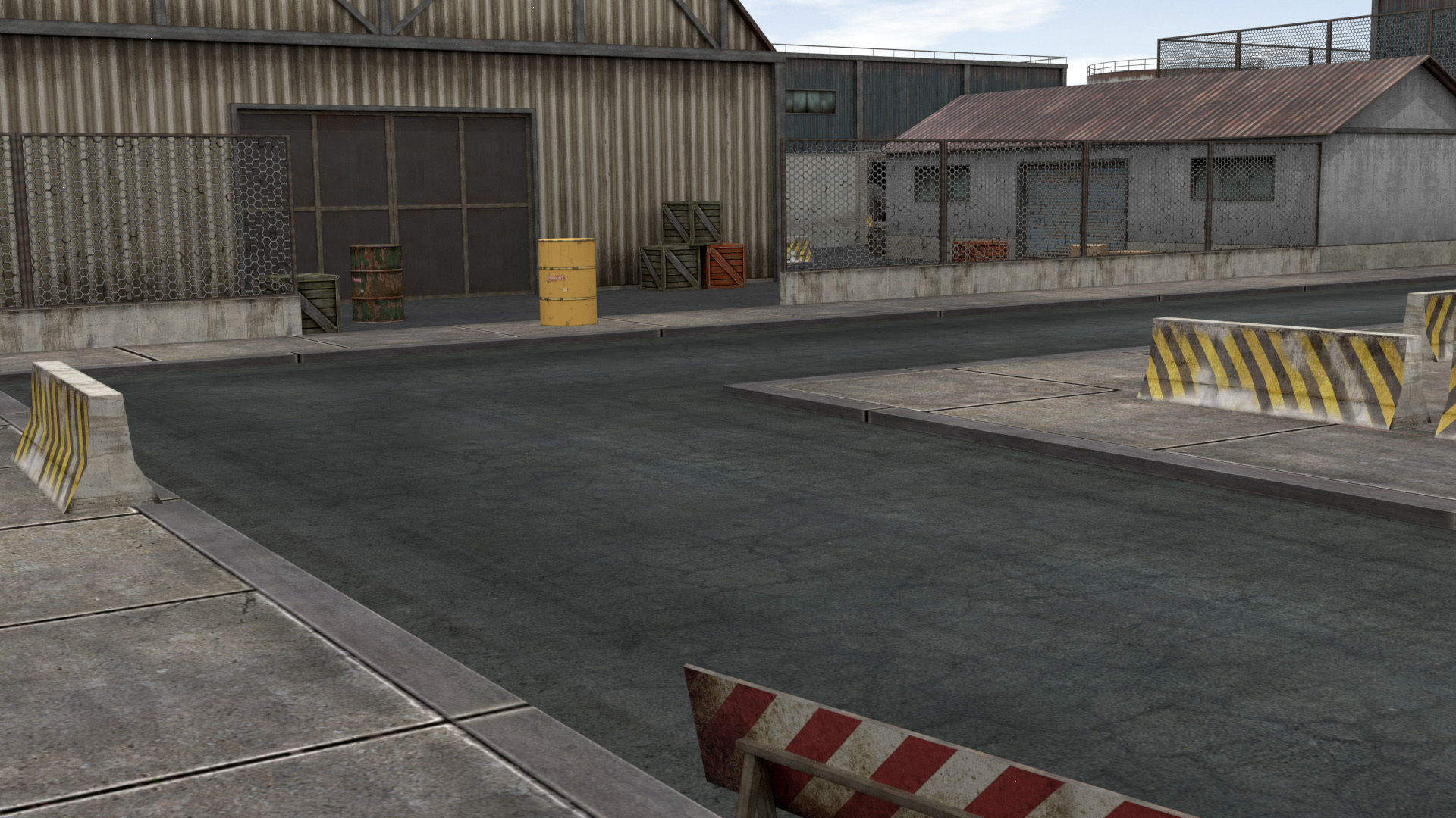 3D model Industrial Area - Scene VR / AR / low-poly | CGTrader