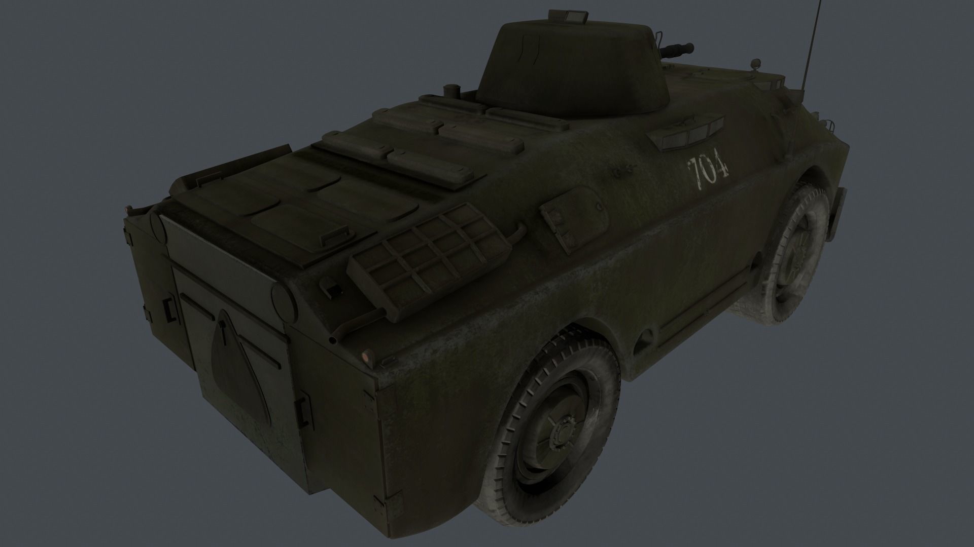 BRDM-2 3D model | CGTrader