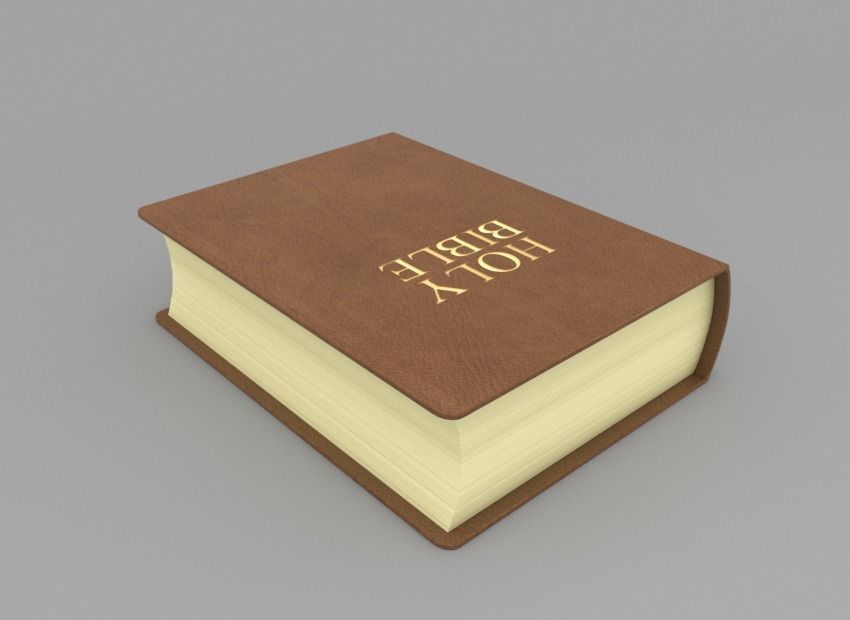 Holy Bible 3D model | CGTrader