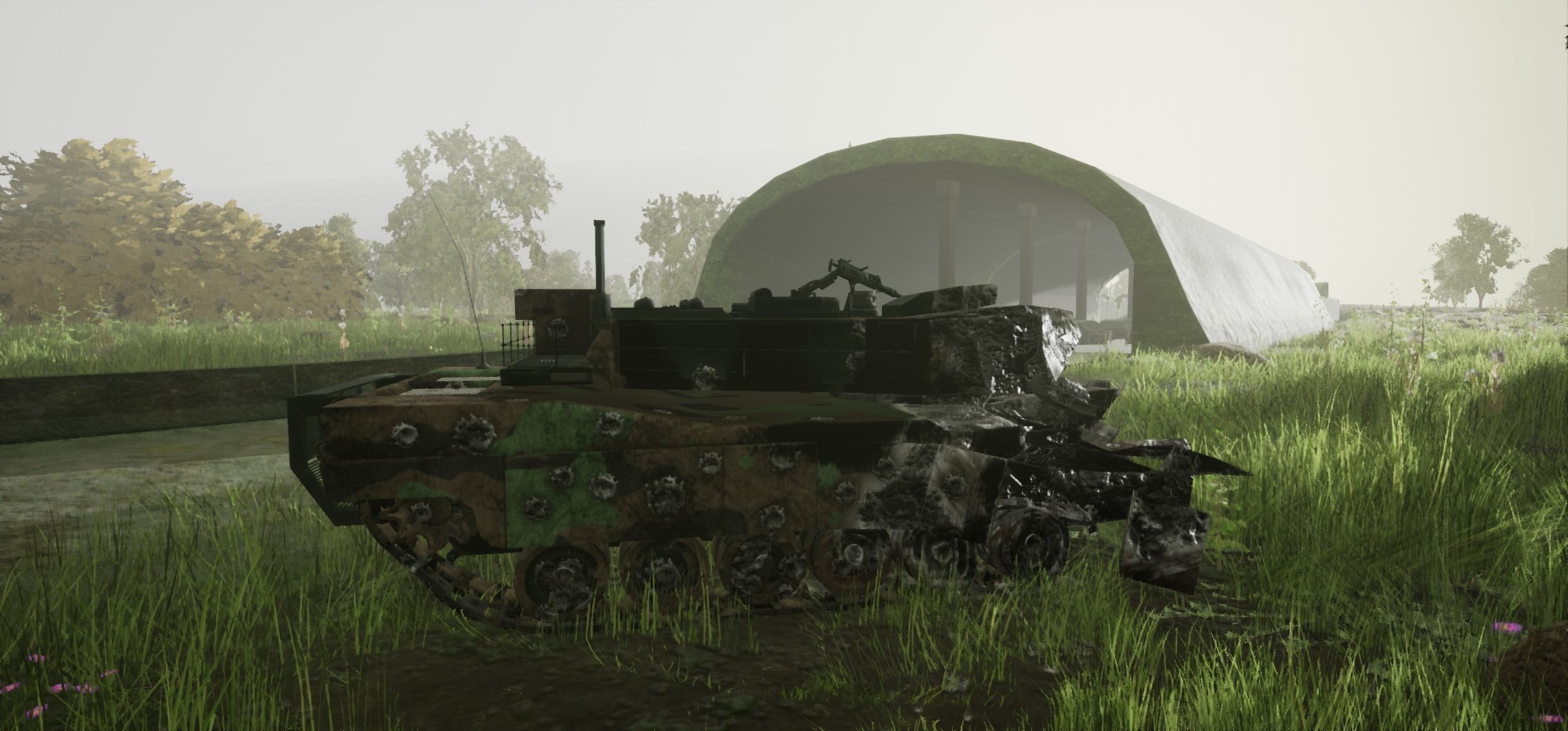 3D model Tank Abrams Destroyed VR / AR / low-poly | CGTrader