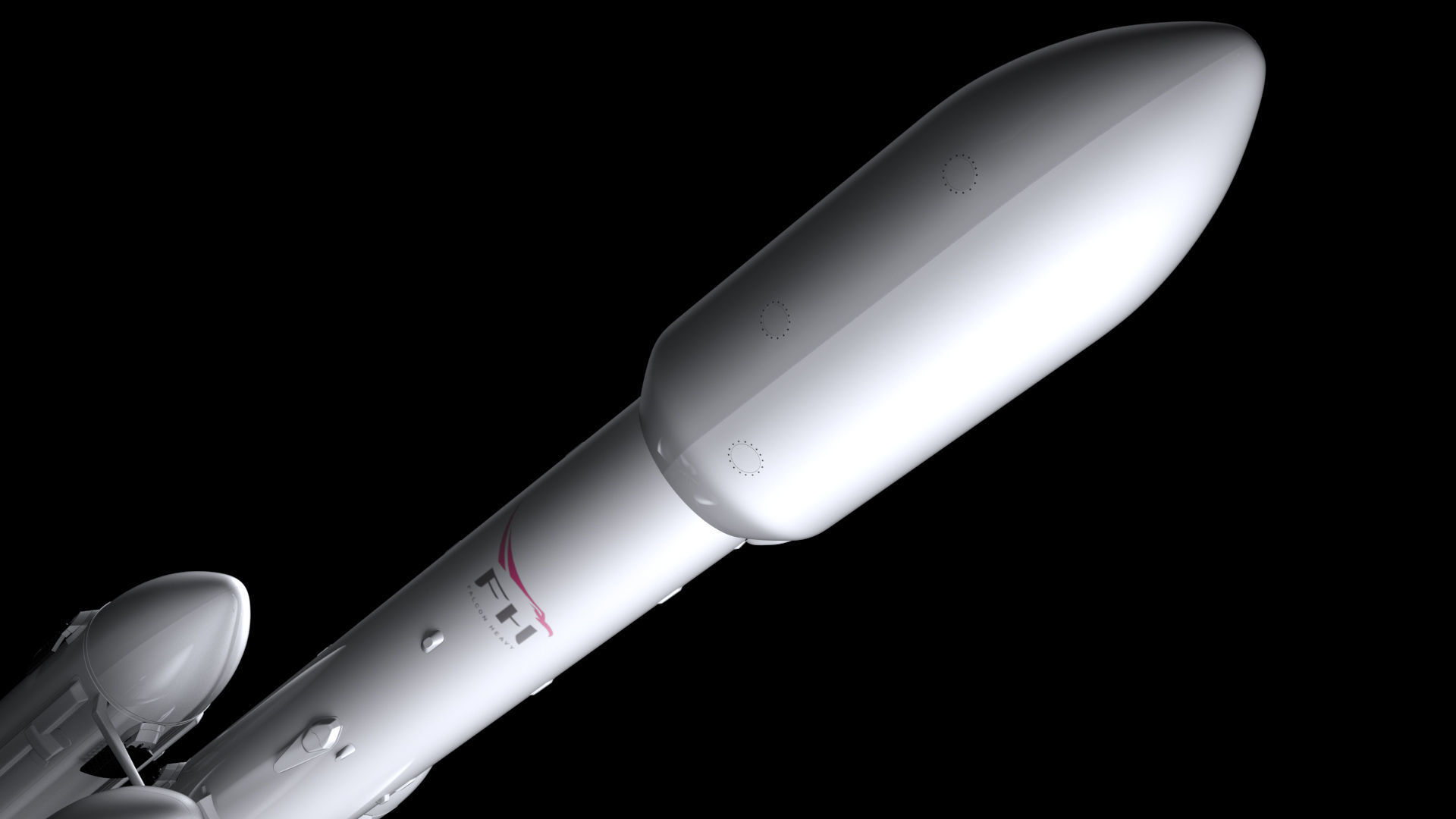 Falcon Super Heavy 3D model | CGTrader