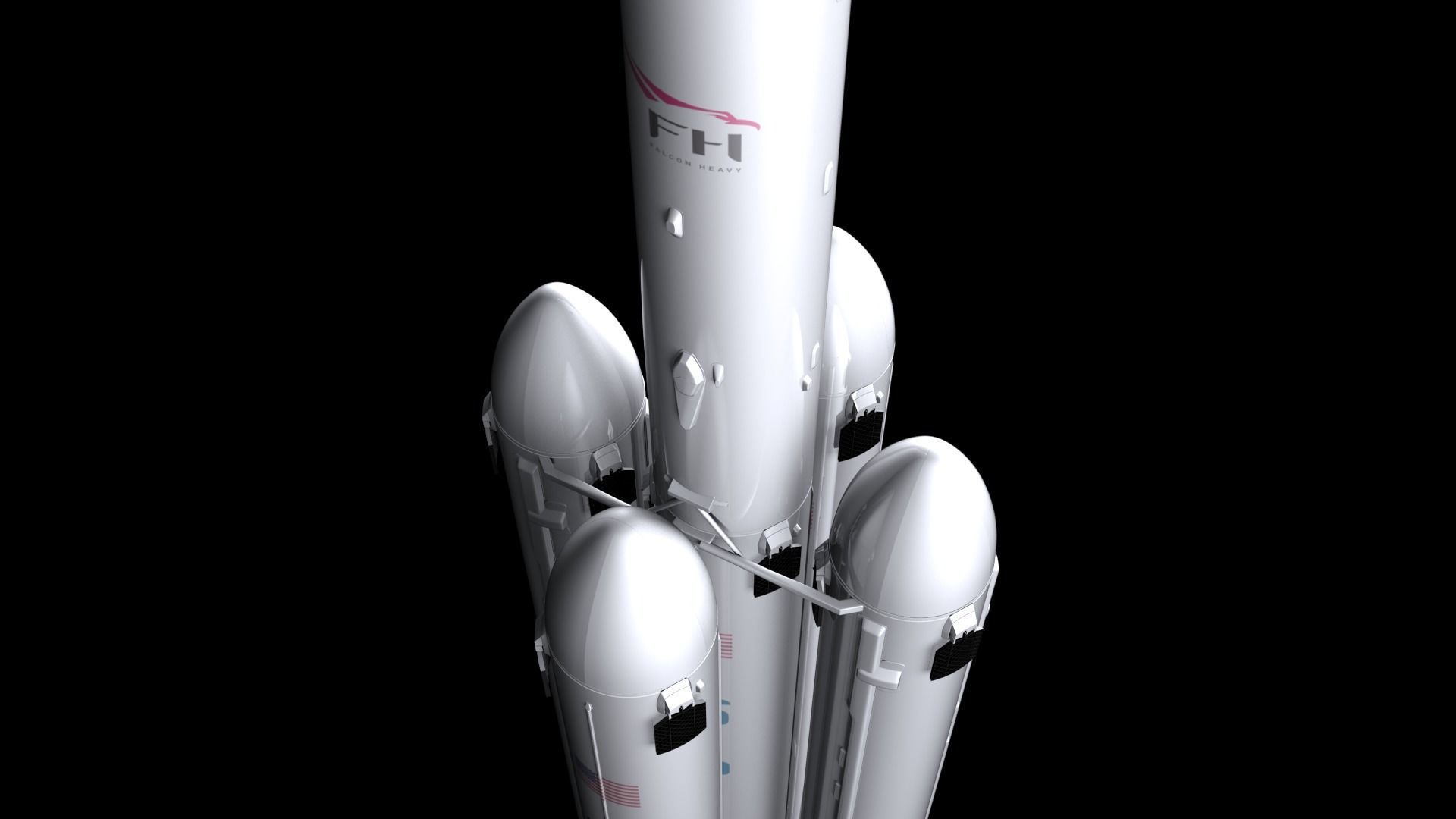 Falcon Super Heavy 3D model | CGTrader