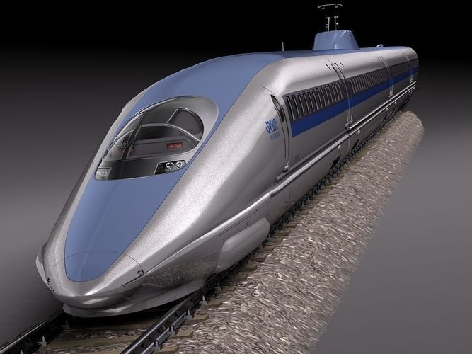 Shinkansen Speed Train 2014 3D Model MAX OBJ 3DS FBX C4D LWO LW LWS ...
