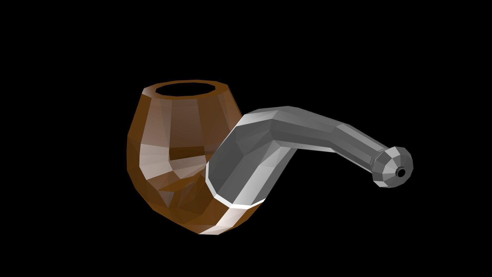 3D model Low poly smoking pipe VR / AR / low-poly | CGTrader