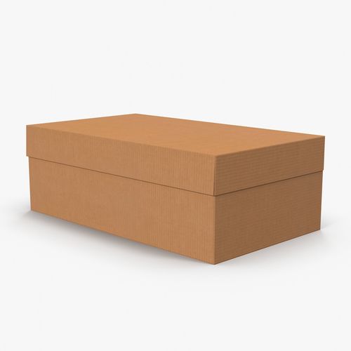 3D model Cardboard Shoe Box Low-Poly VR / AR / low-poly | CGTrader