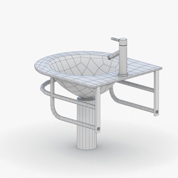 3D model 1565 - Sink VR / AR / low-poly | CGTrader