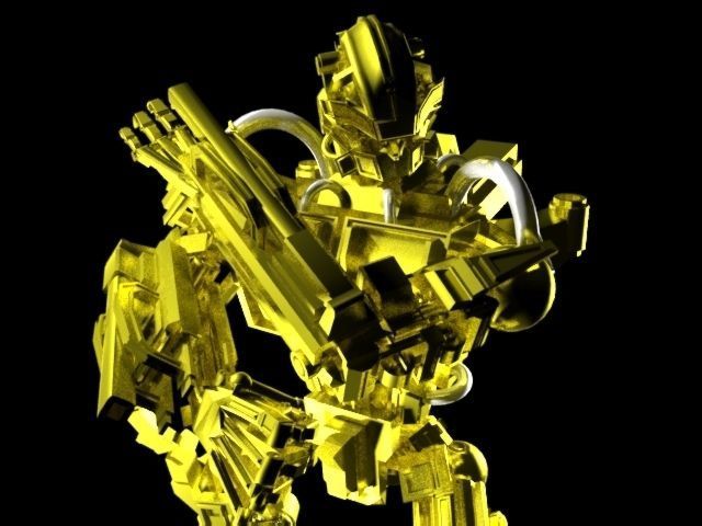 Human Mech Robot 3D model animated rigged | CGTrader