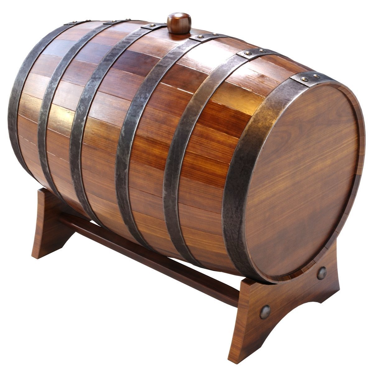 Whiskey Barrels 3D model | CGTrader