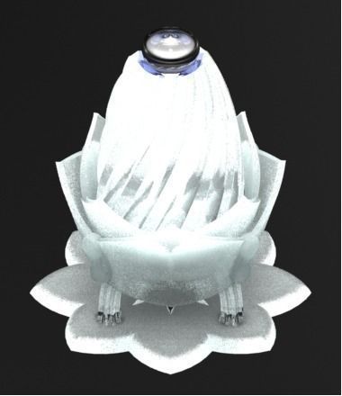 flower lamp design free 3D model 3D printable | CGTrader