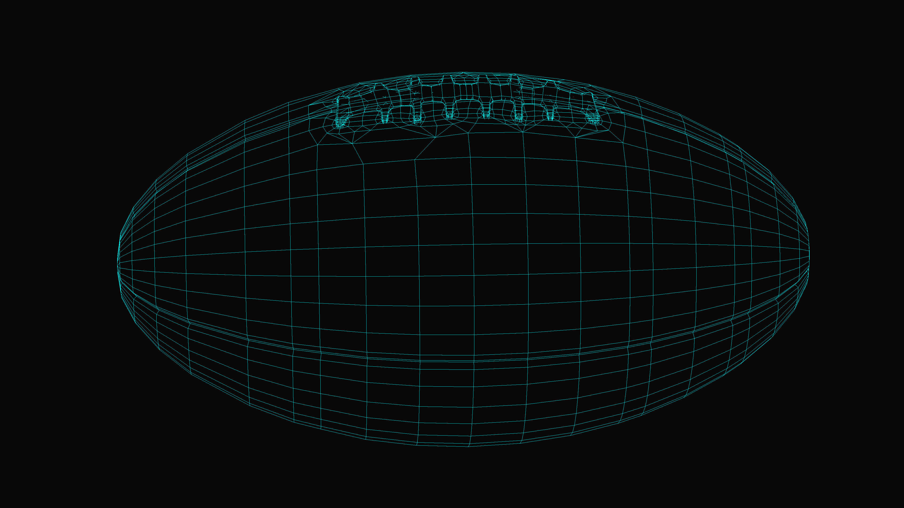 3D model Superbowl football - Low poly 3D model VR / AR / low-poly ...