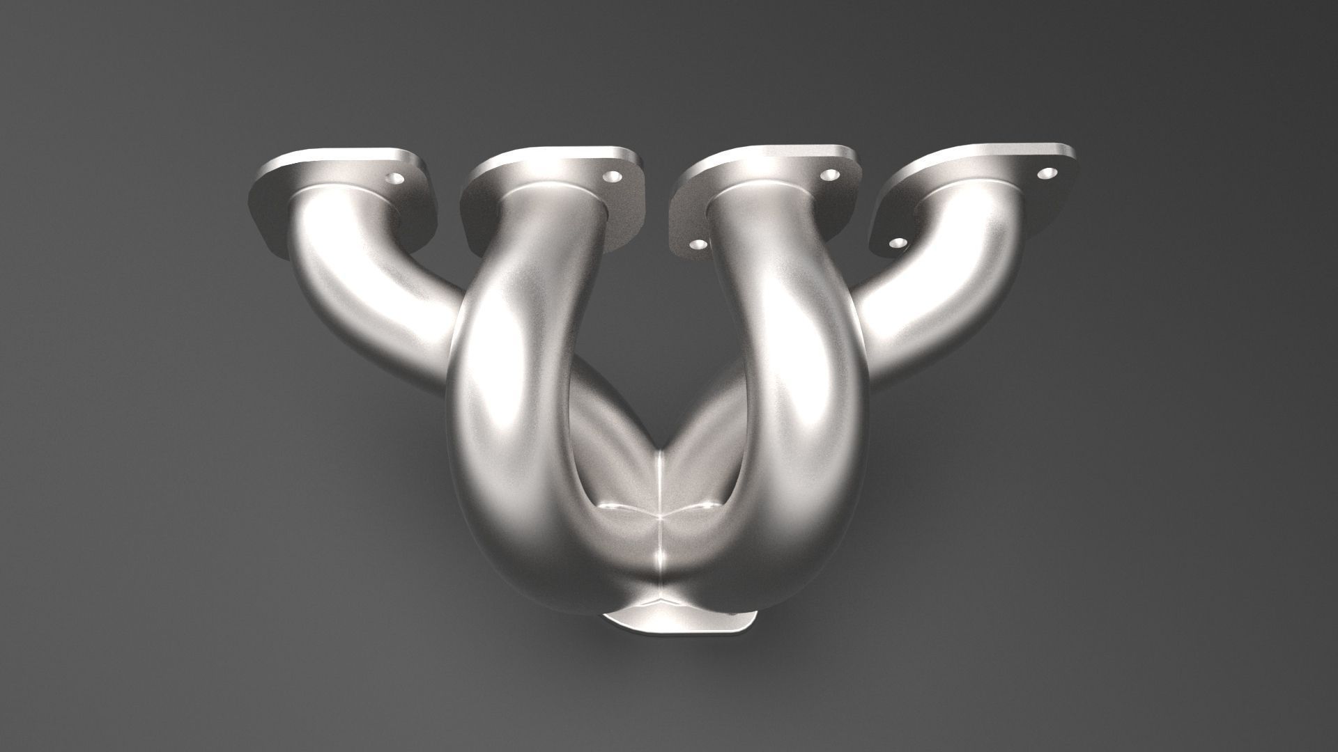 Turbo Exhaust Manifold 3D model 3D printable | CGTrader