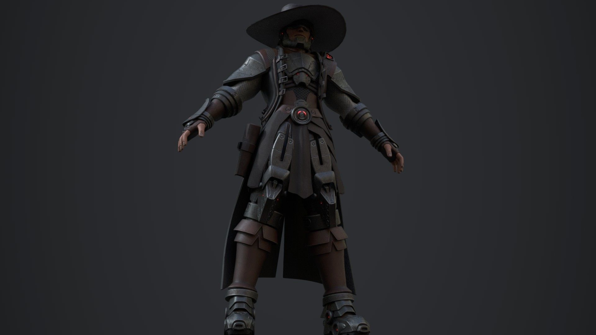 3D model Cowboy VR / AR / low-poly | CGTrader