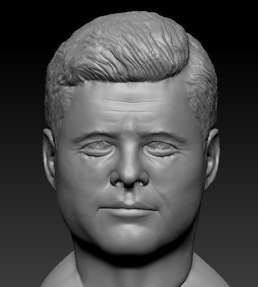 John Kennedy 3D model 3D printable | CGTrader